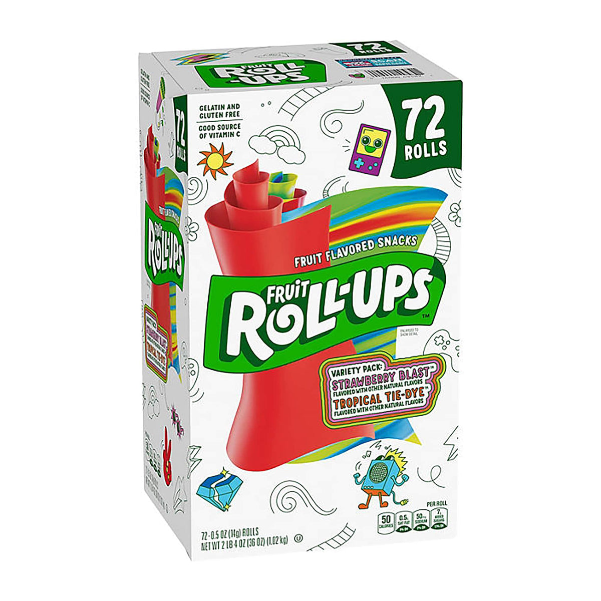 Betty Crocker Fruit Roll-Ups 72 ct. - BUY NOW on OnlyTastyGoods.com ...