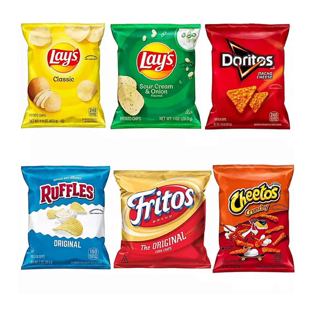 Frito Lay Classic Mix, Variety Pack of Snacks and Chips, 50 ct. – Only ...