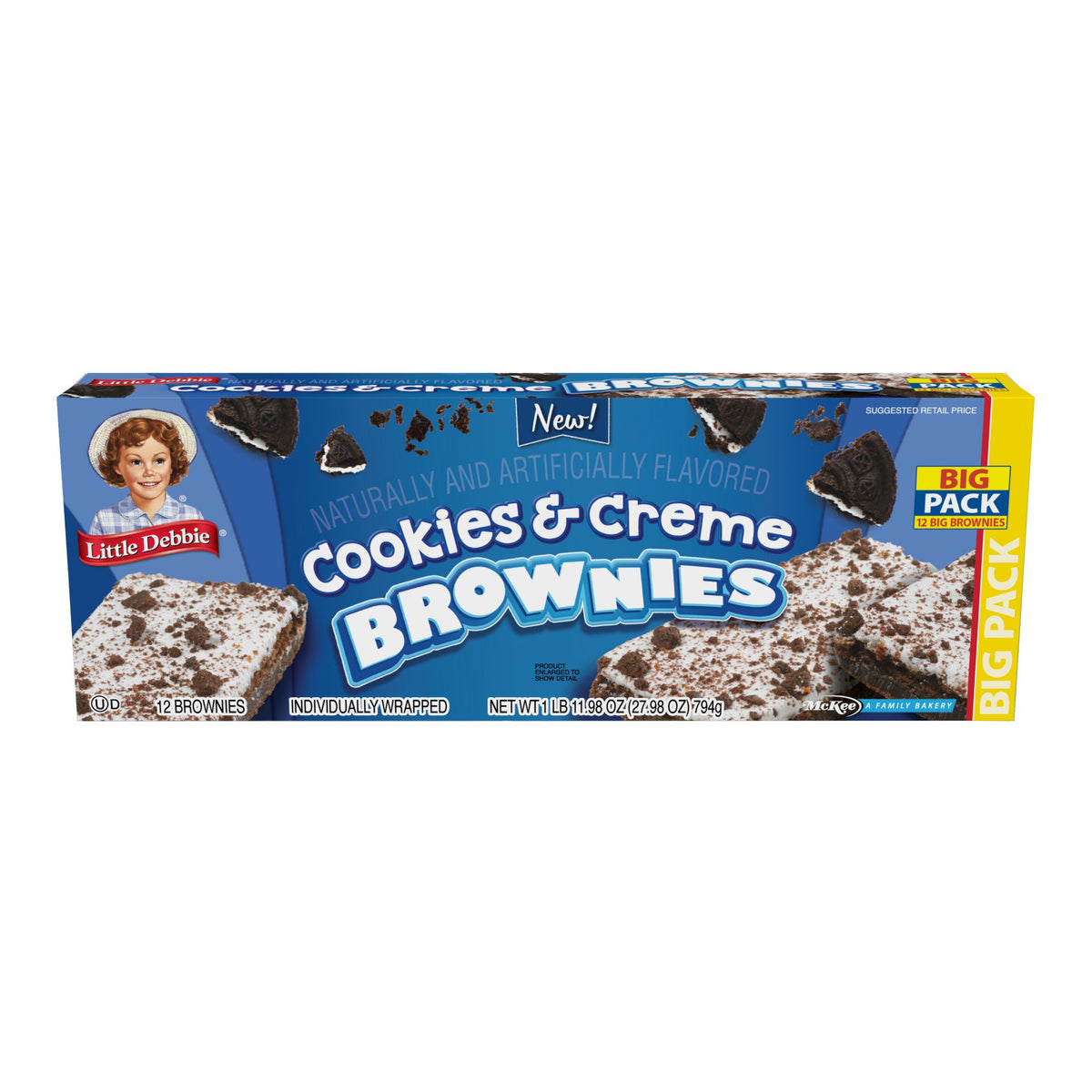 Little Debbie Cookies and Creme Brownies 12 ct. - BUY NOW on ...